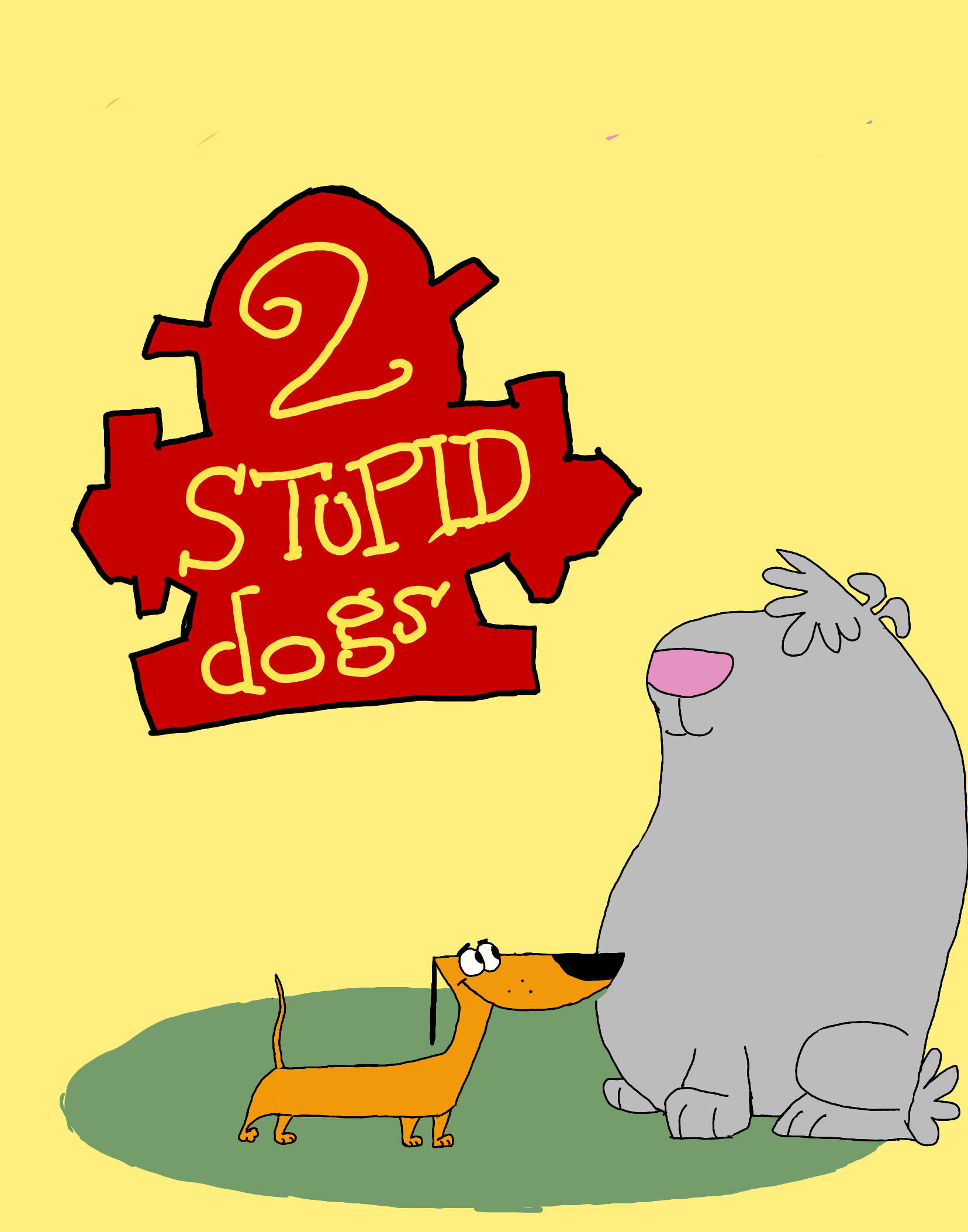 2 Stupid Dogs - ibisPaint