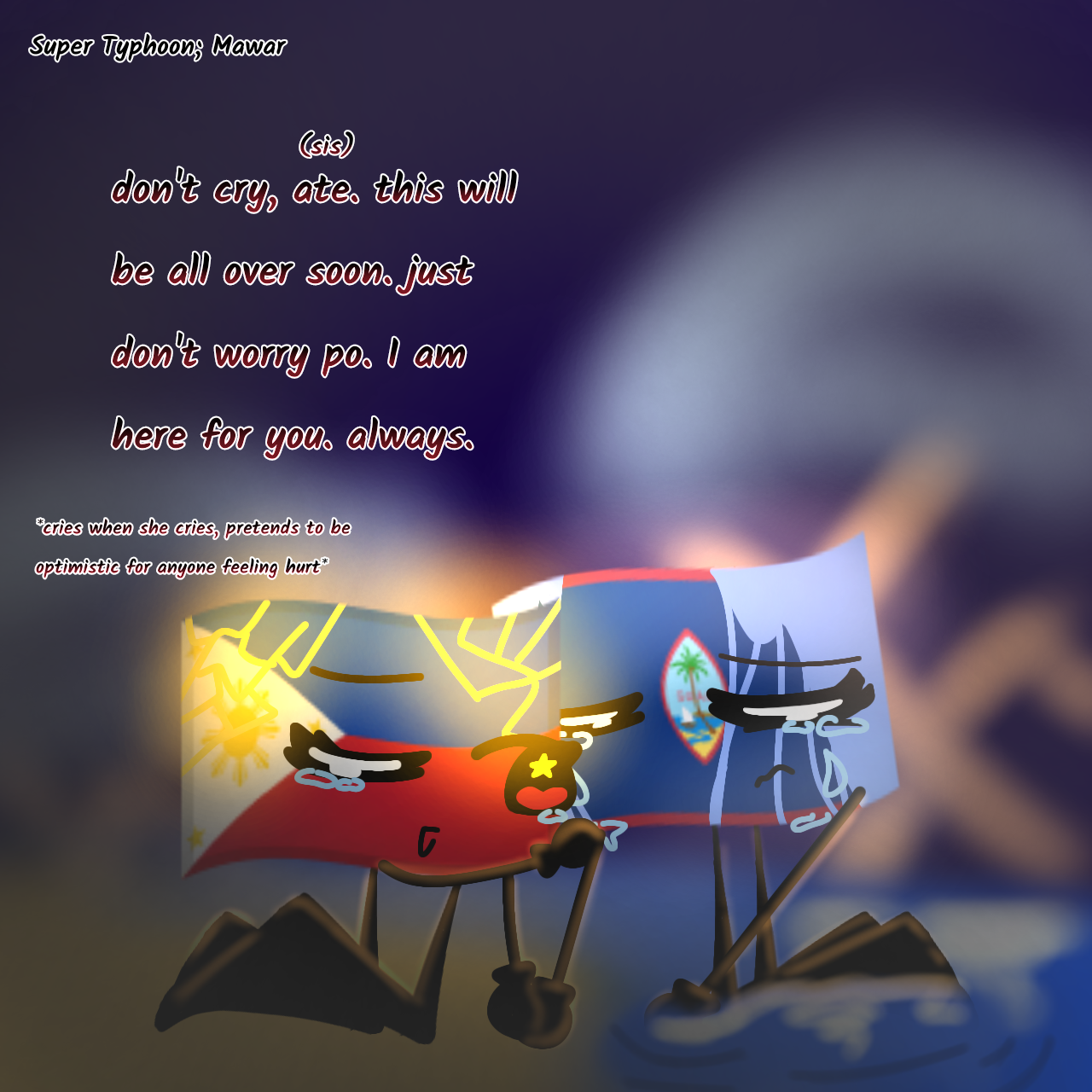don't worry, Guam. i am here for you. - ibisPaint