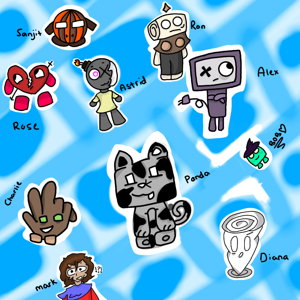 random doodles completed - ibisPaint