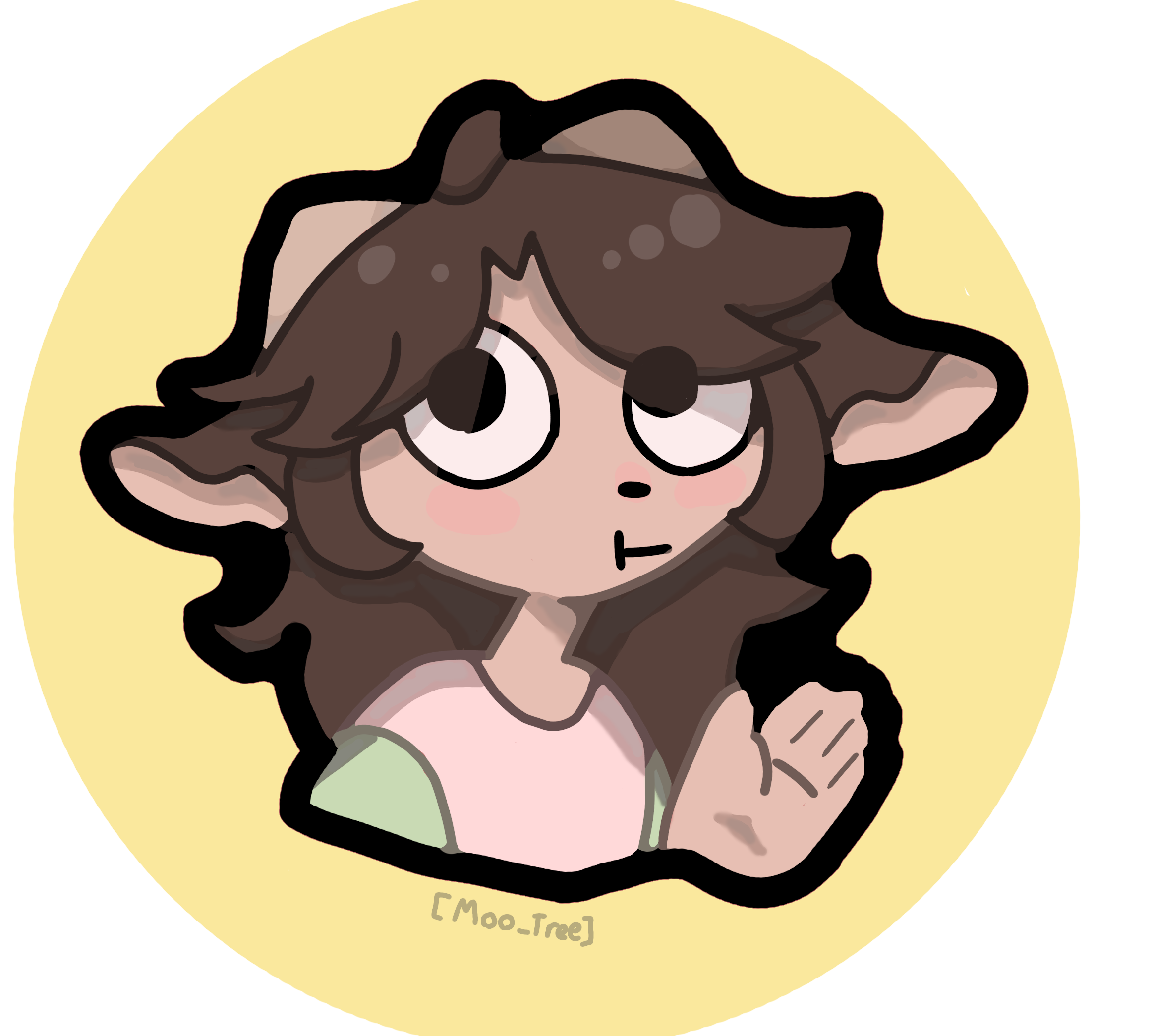 Pinterest pfp of Moo - ibisPaint