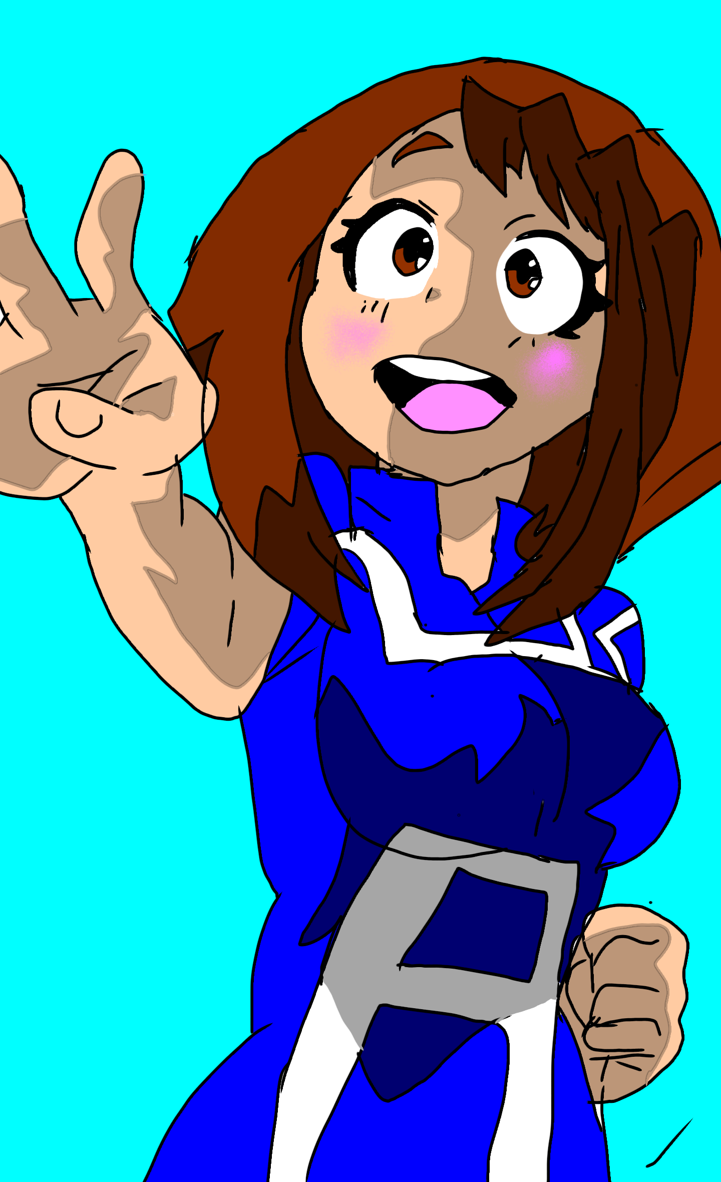 Occhaco uraraka my hero academia - ibisPaint
