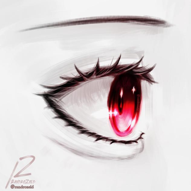 Red eyes - ibisPaint
