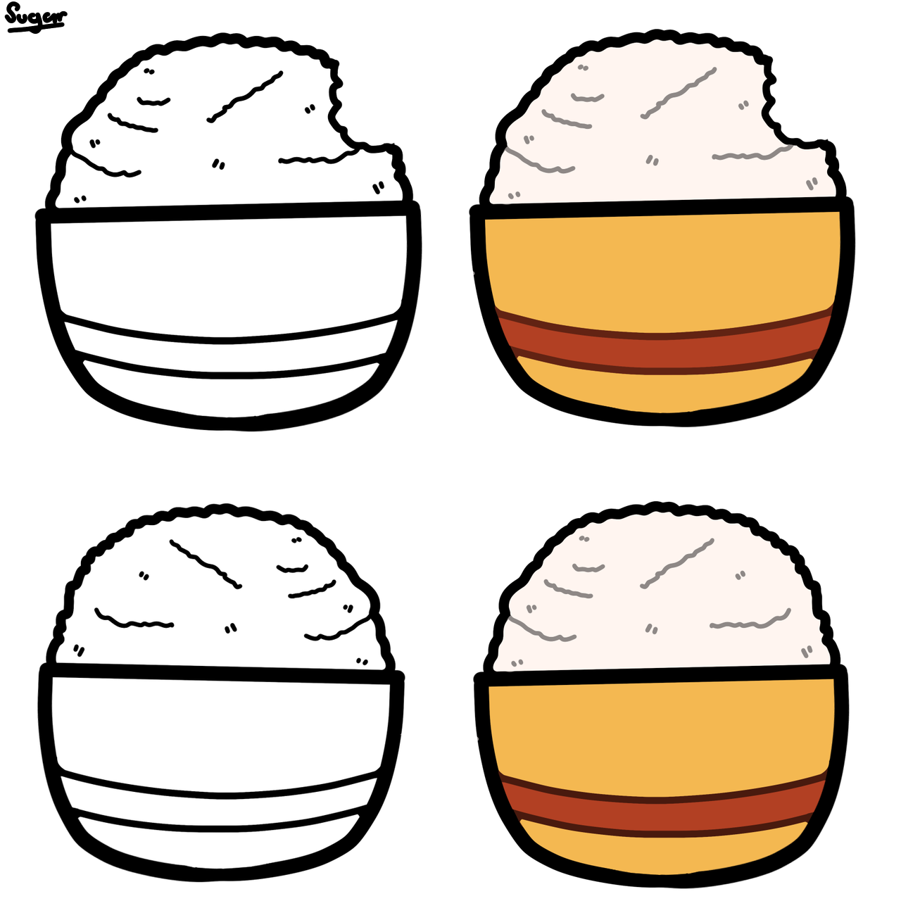 #1 Bowl of rice - ibisPaint