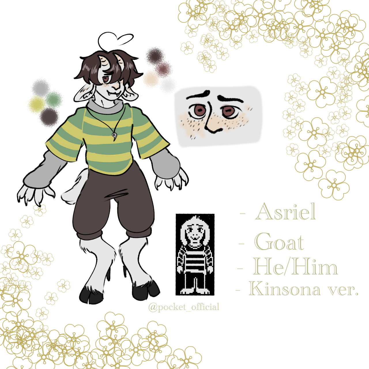 Asriel (Kinsona ver.) ref - ibisPaint