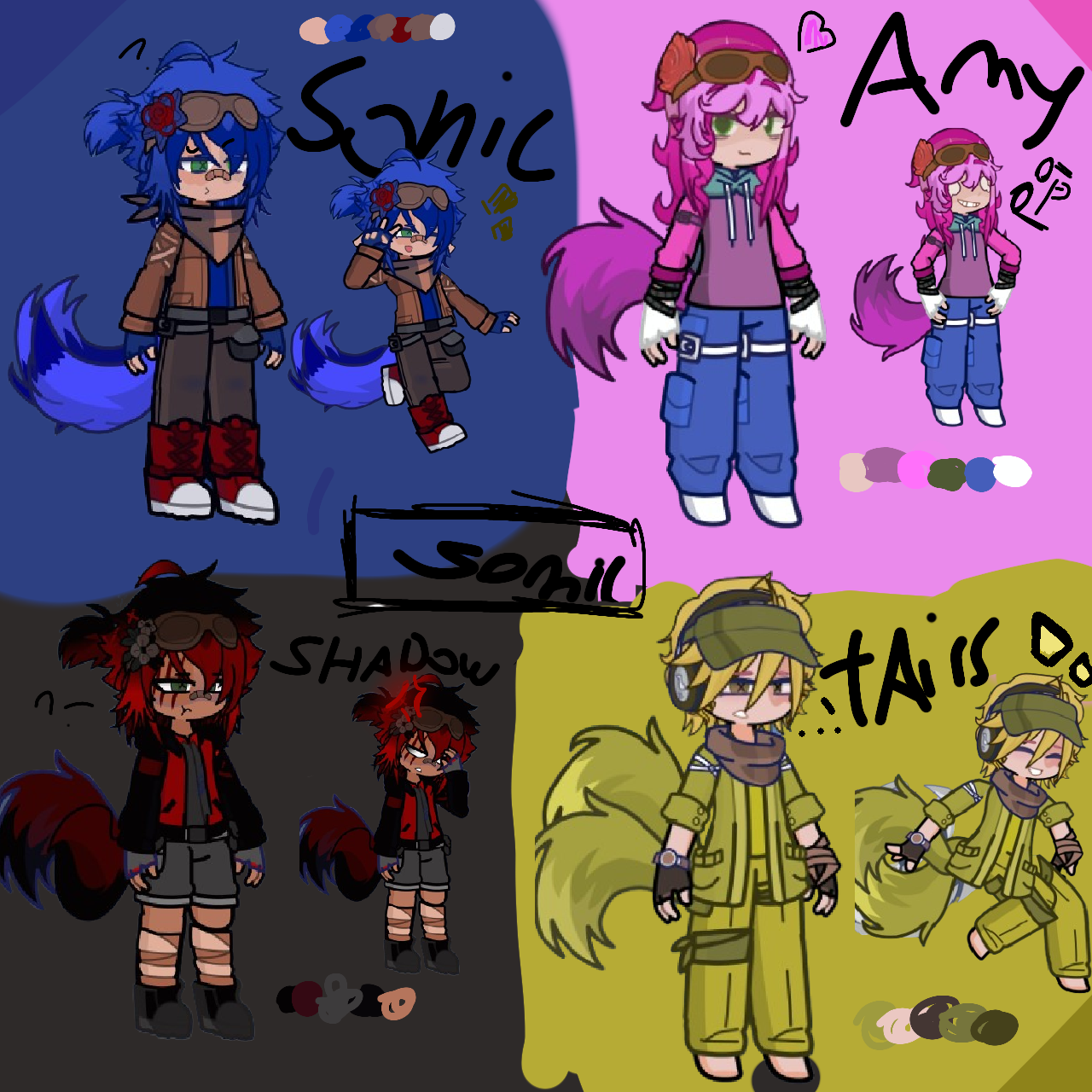 the sonic crew! - ibisPaint