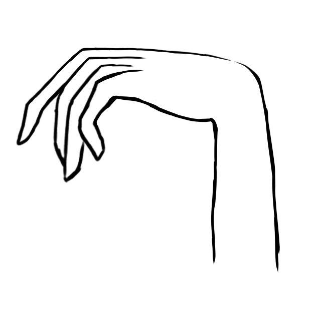 Hand pose practice (with reference) - ibisPaint