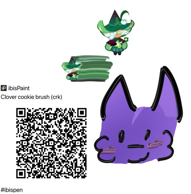 Clover cookie brush (Cookie run kingdom) - ibisPaint