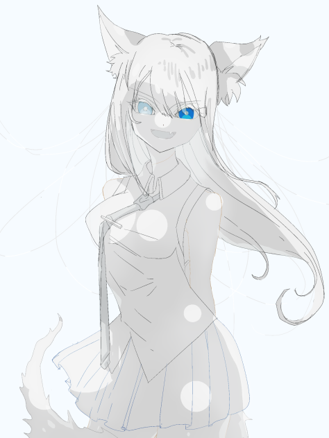 ハイイロオオカミ 創作rkgk grey wolf 1hイラスト - ibisPaint