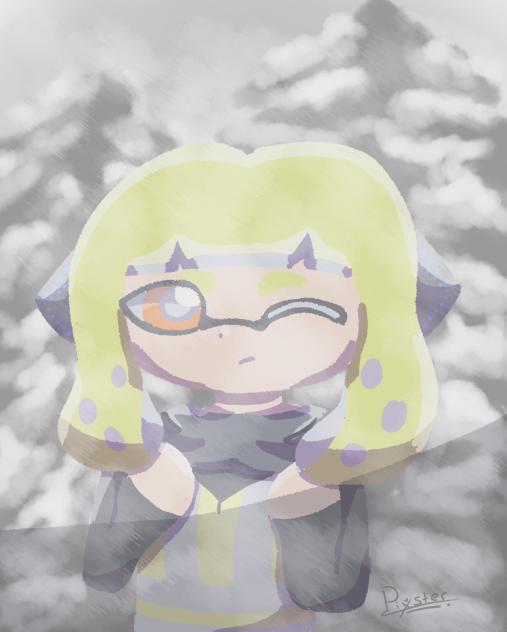 Agent 3 in snow - ibisPaint