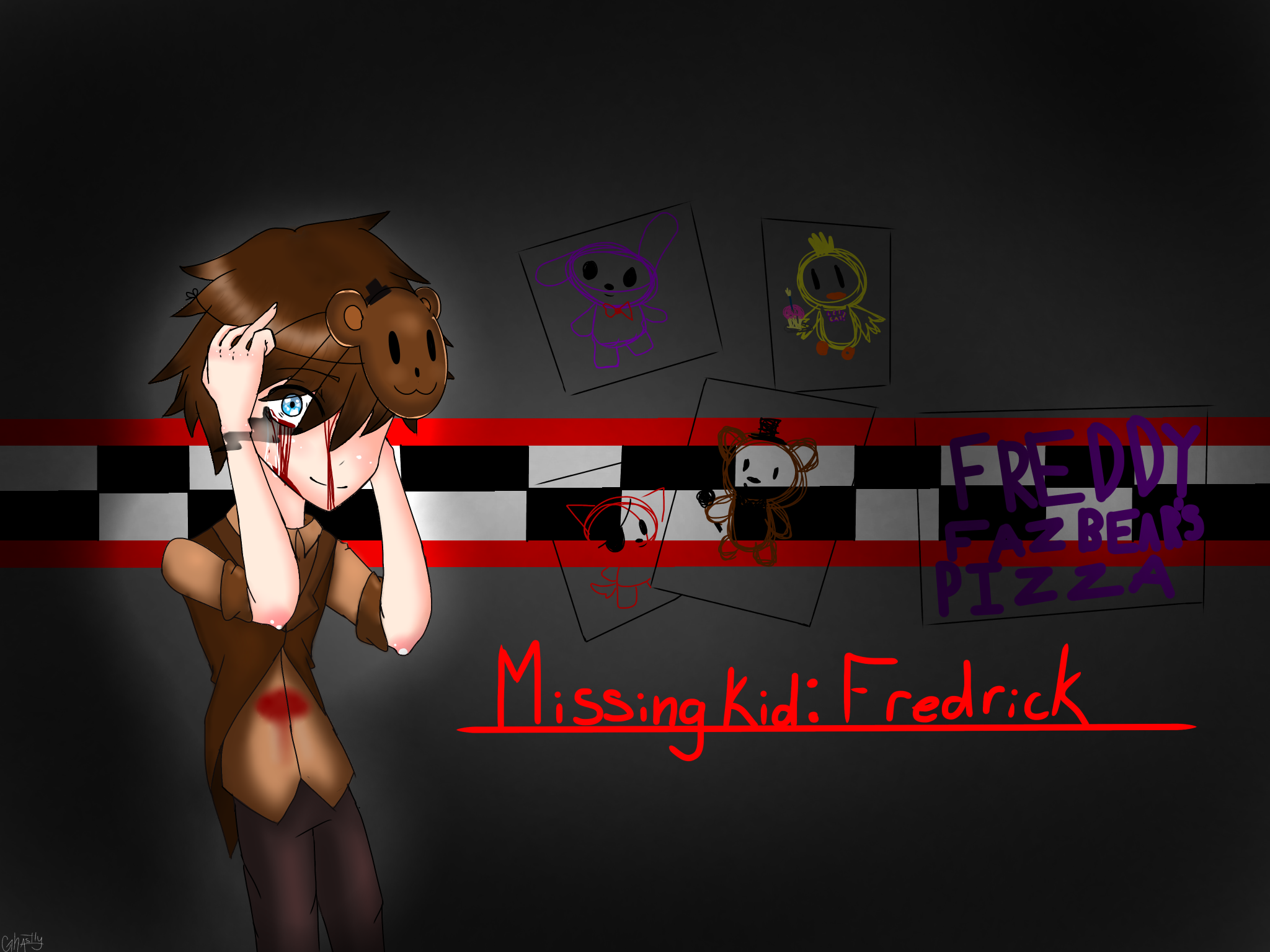 missing kid Fredrick - ibisPaint