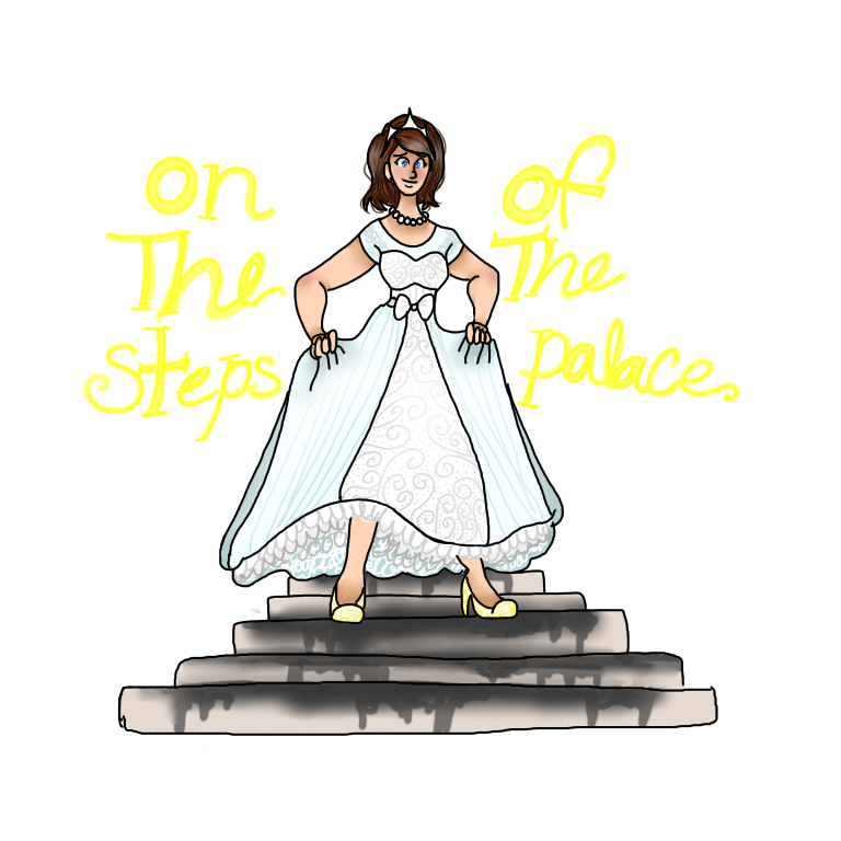On the steps of the palace - ibisPaint