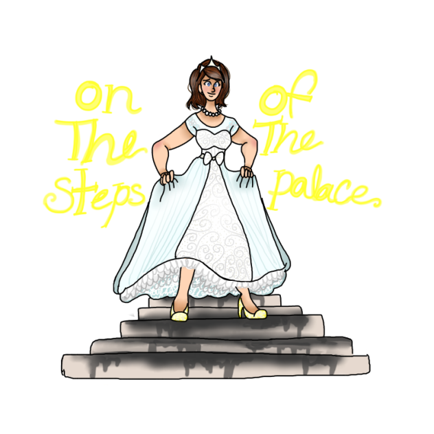 On the steps of the palace - ibisPaint