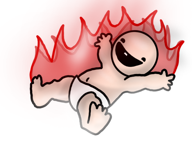 Honey why is the baby on fire in color - ibisPaint