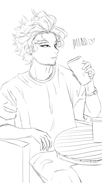 Base sketch for a new drawing... HEHE - ibisPaint