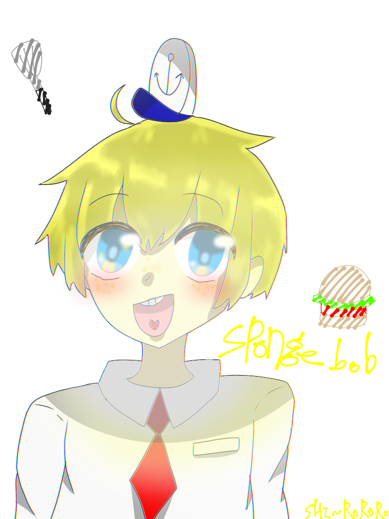 Sponge bob(Human) - ibisPaint