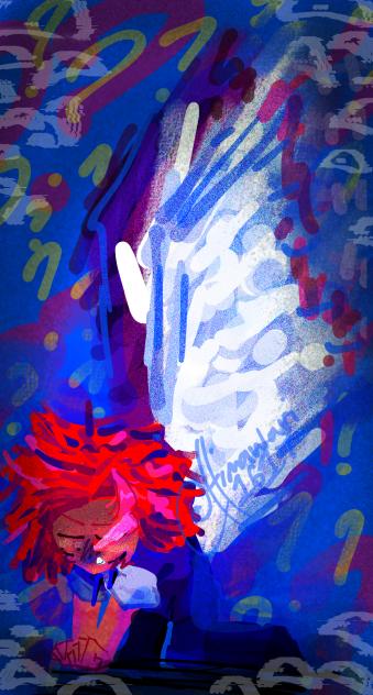 My head hurts. - ibisPaint