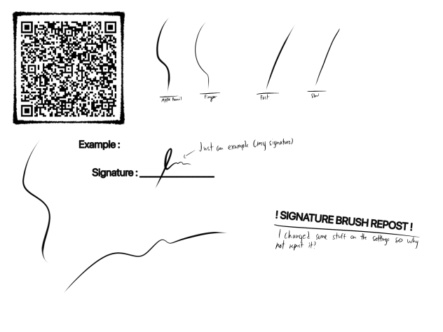 Signature Brush ! REPOST ! - ibisPaint