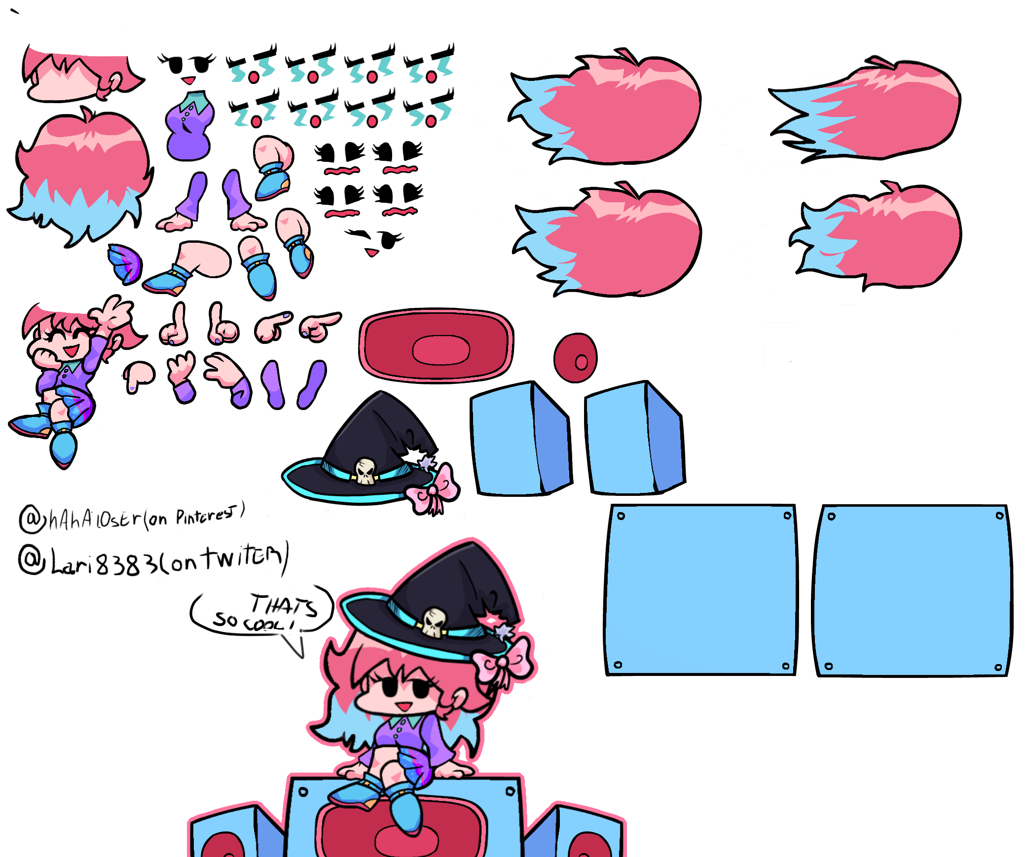 fall guy gf parts - ibisPaint