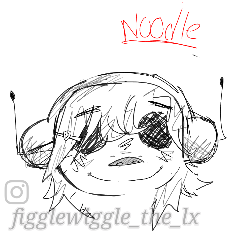 Noodle!!! from gorillaz , read des - ibisPaint
