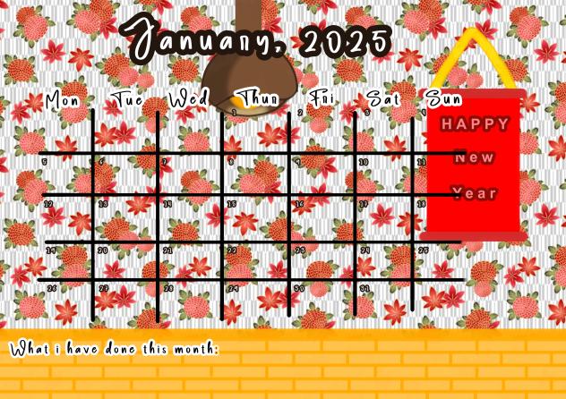 2025 calendar - ibisPaint