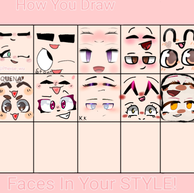 Faces style collab!!! - ibisPaint