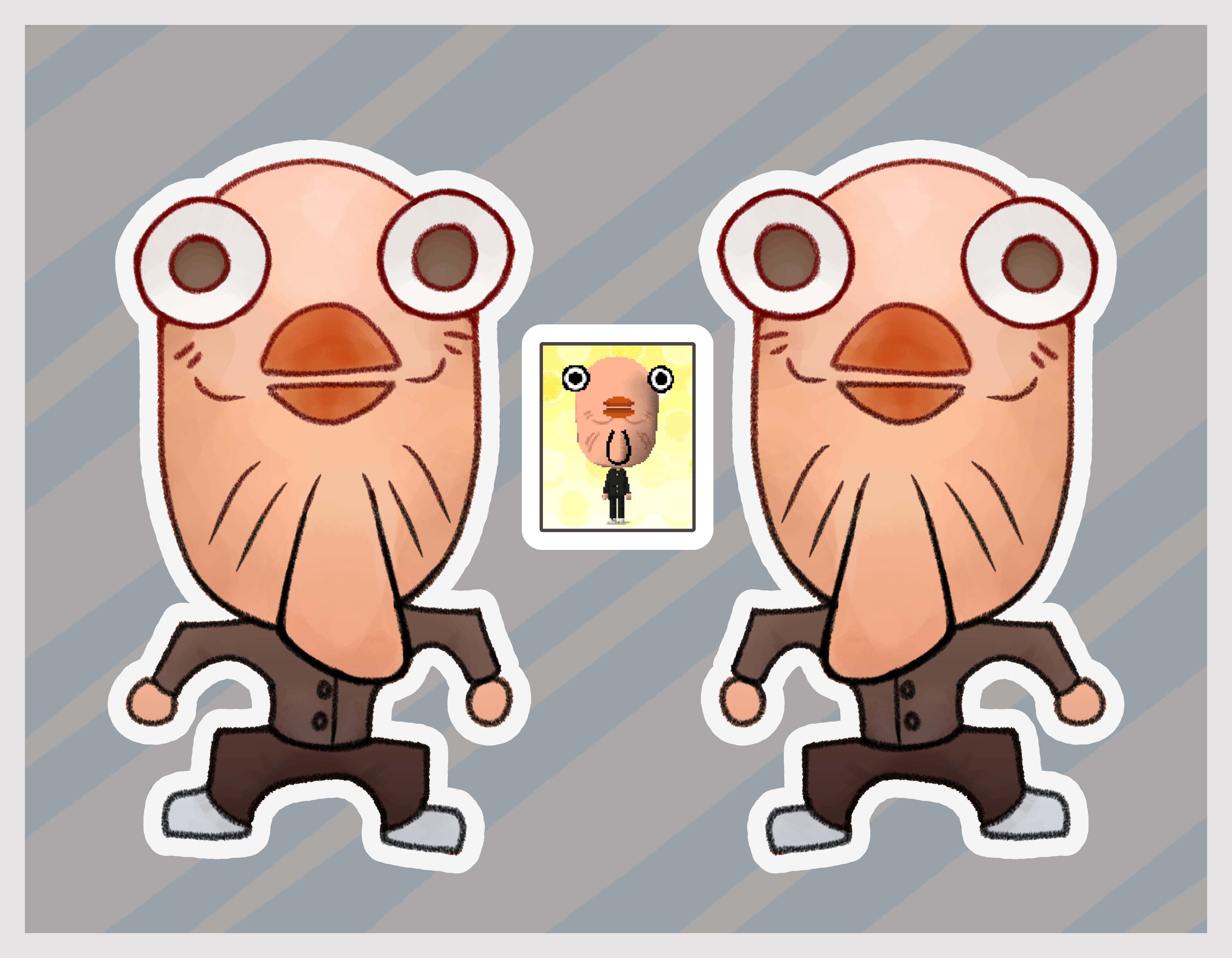 glub and glob - ibisPaint