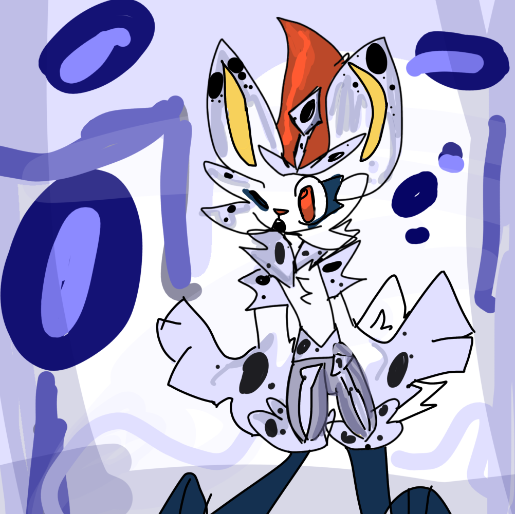 Boba tea milk Cinderace! - ibisPaint