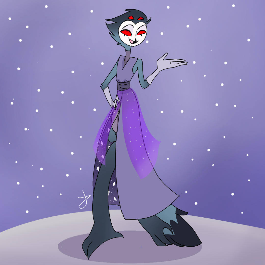 Stolas goetia (Descrição) - ibisPaint