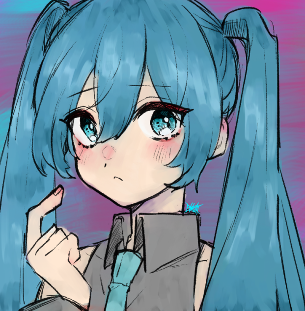 Random Miku coloring - ibisPaint