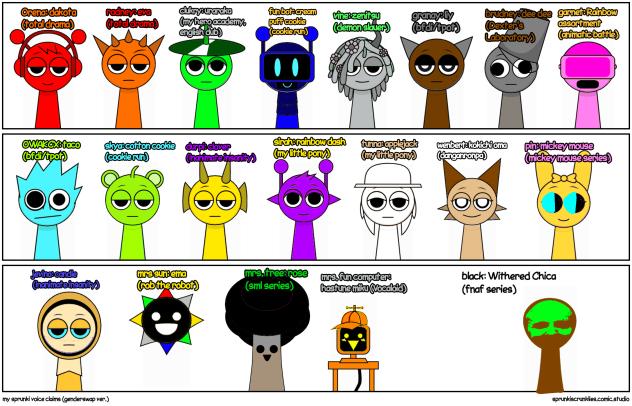 Sprunki Mix - ibisPaint