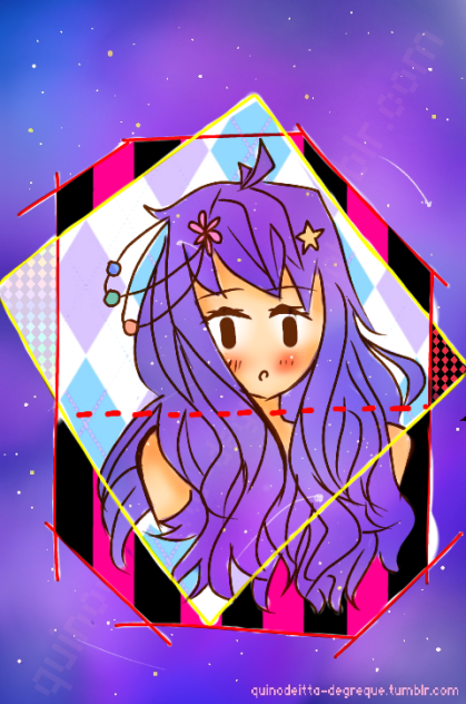 Galaxy hair - ibisPaint