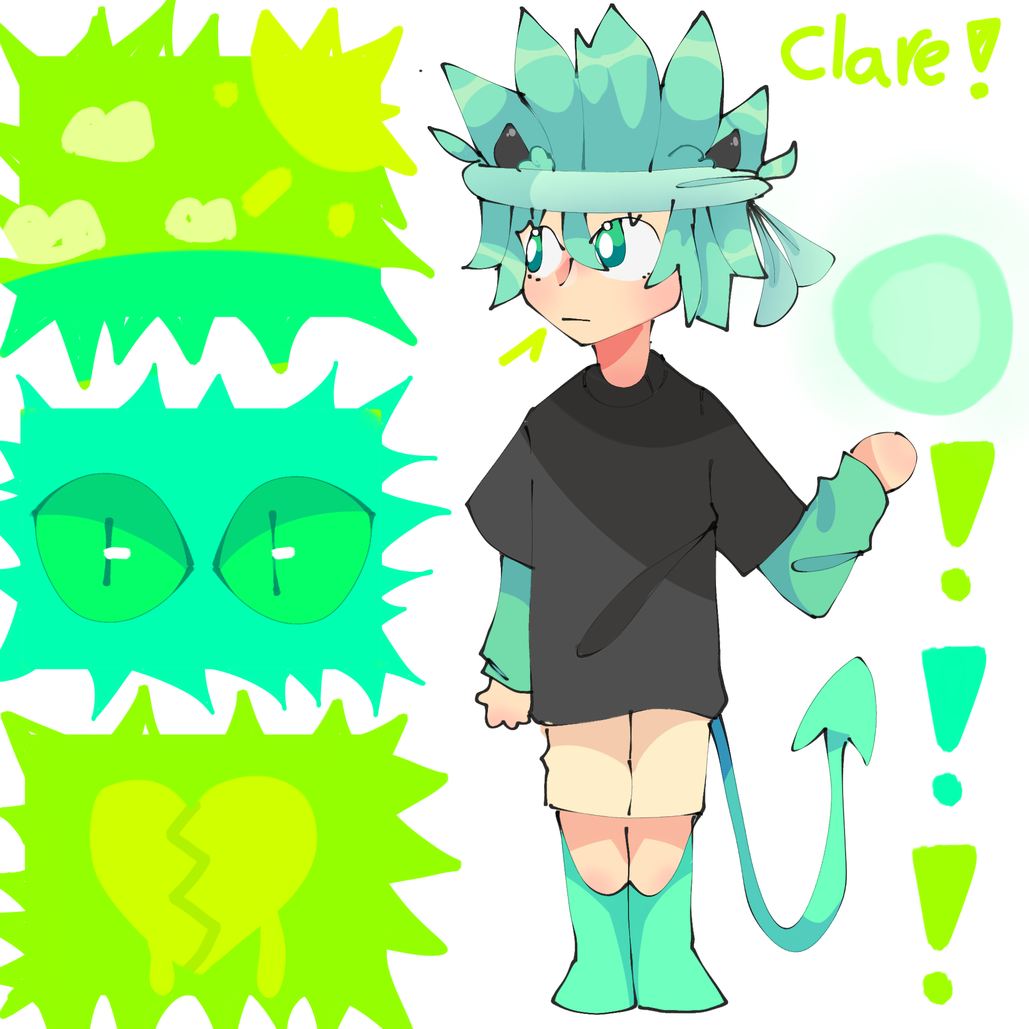 my new oc clare uwu - ibisPaint