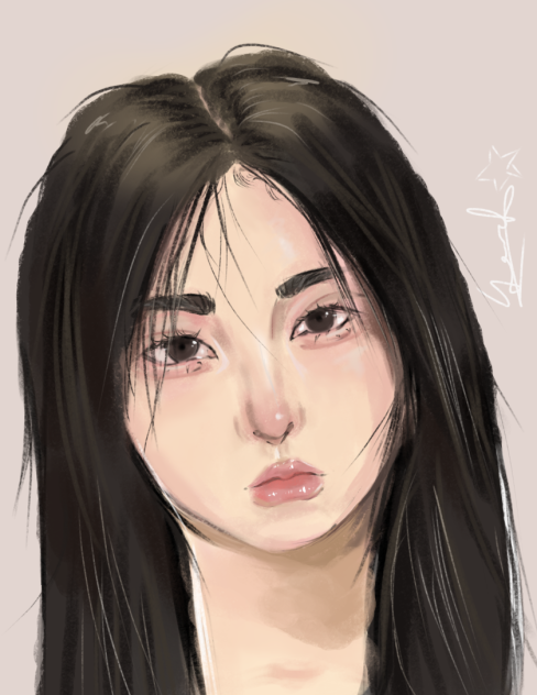 Pretty girl - ibisPaint