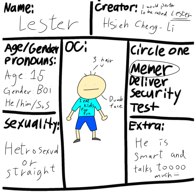 My OC for Meme factory - ibisPaint
