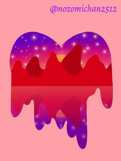 Beautiful sunset - ibisPaint