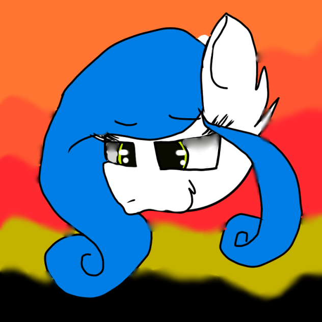 Sad Blue Pen SPEED PAINT - ibisPaint