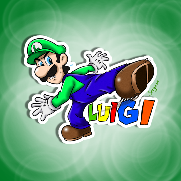 Luigi bros - ibisPaint
