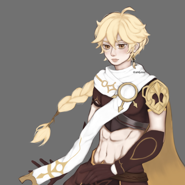 genshin impact aether - ibisPaint