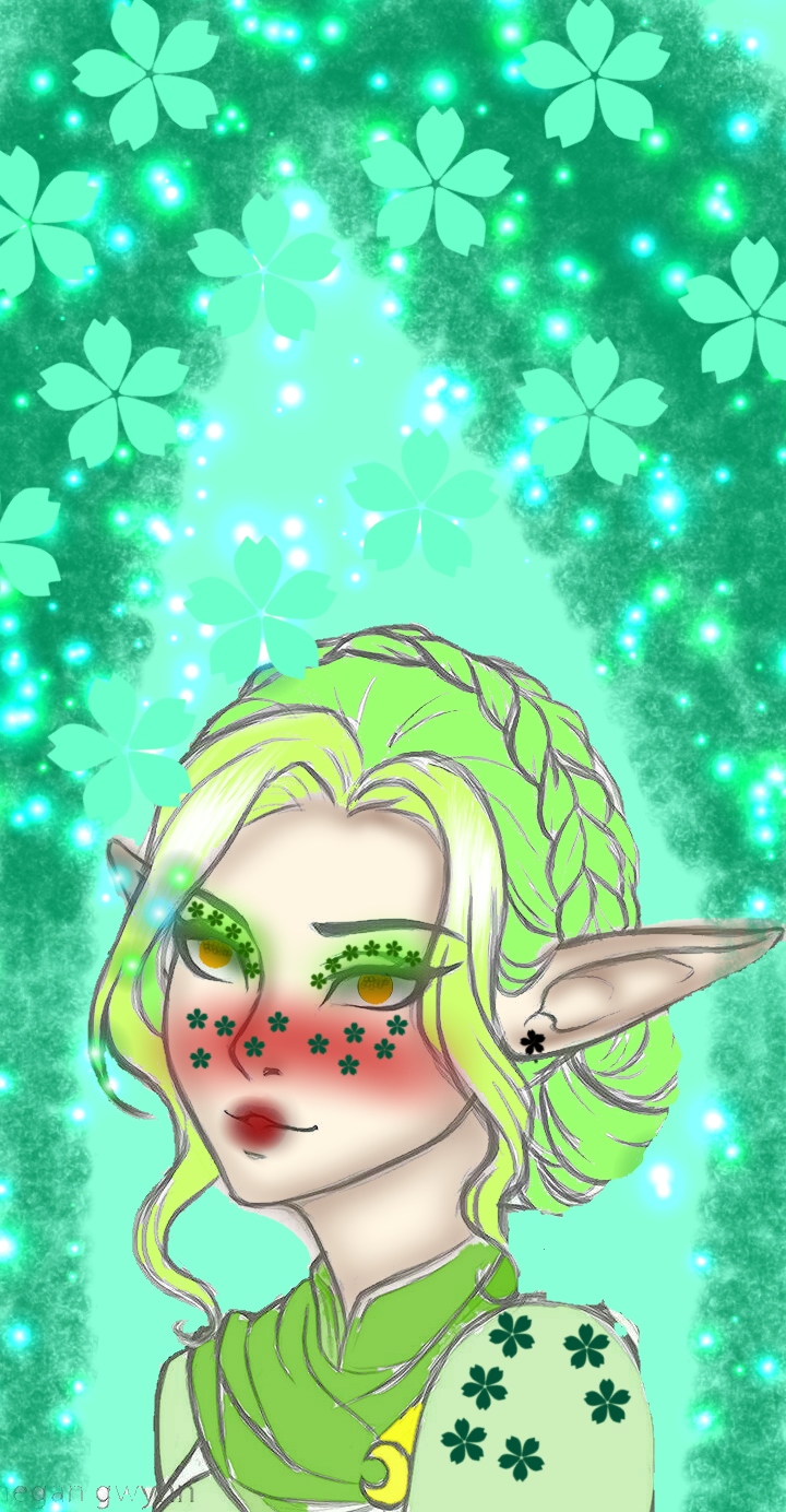 elfa da floresta - ibisPaint