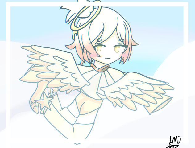 yellow angel - ibisPaint