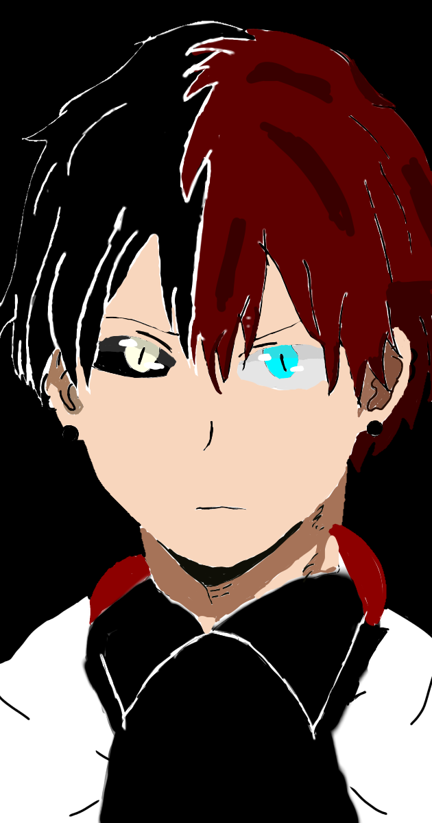The making of villain shoto-Todoroki - ibisPaint