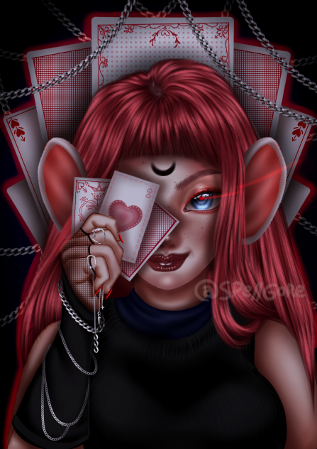 Poker face🃏 - ibisPaint