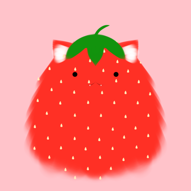 Strawberry Floofle 🍓 - ibisPaint