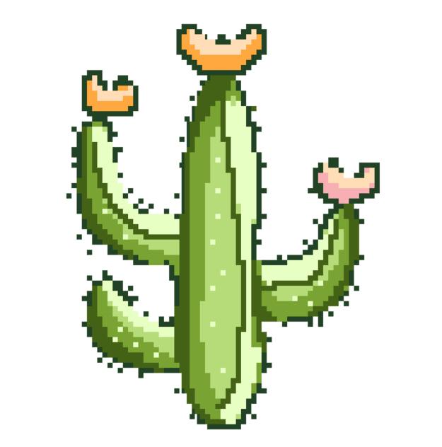 Cactus pixel 5 - ibisPaint