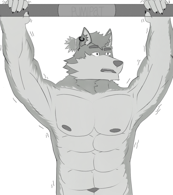 exercise💪🐺 - ibisPaint