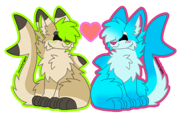 Gummi and Sandy - ibisPaint