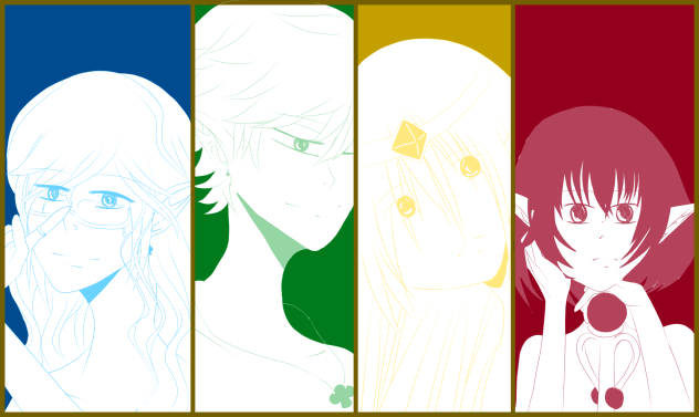The Four Negotiating Rulers - ibisPaint