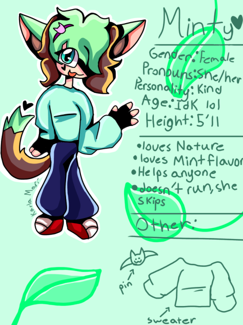 💚Minty💚 New oc!! - ibisPaint