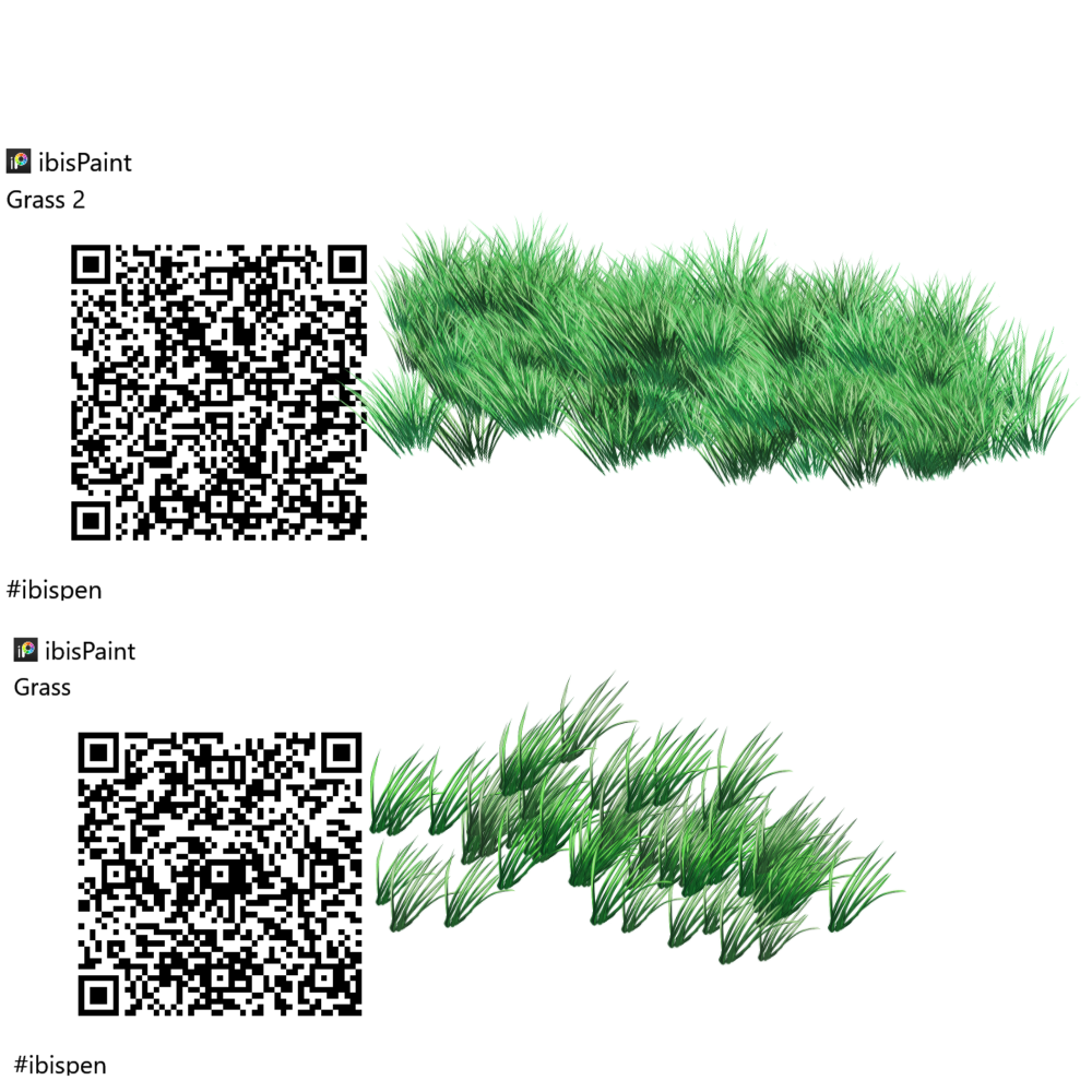Grass Brushes - ibisPaint