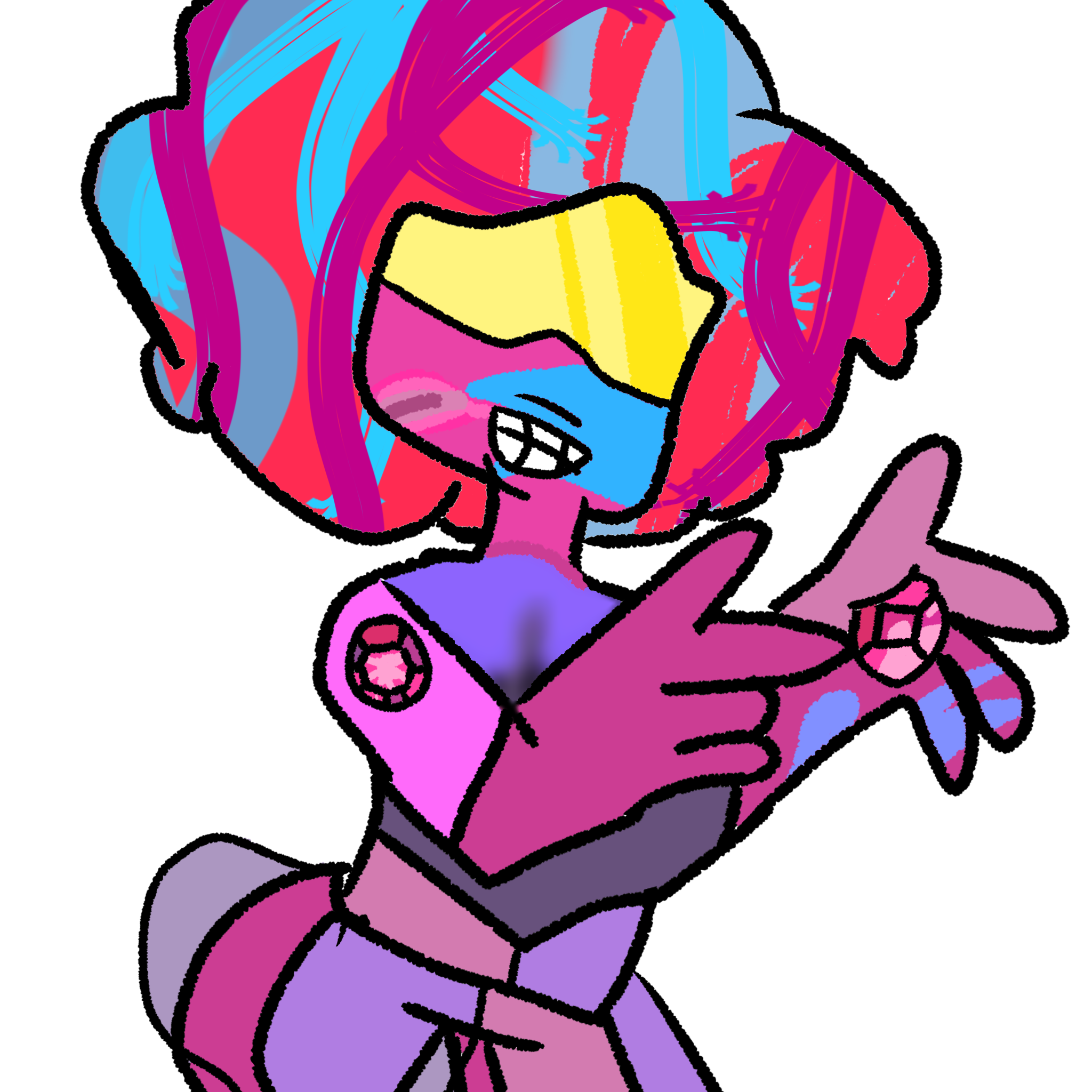 Bubble gum garnet - ibisPaint